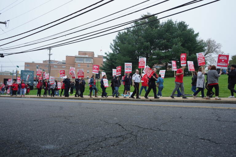 PASNAP rallies against Crozer Health closures - WHYY