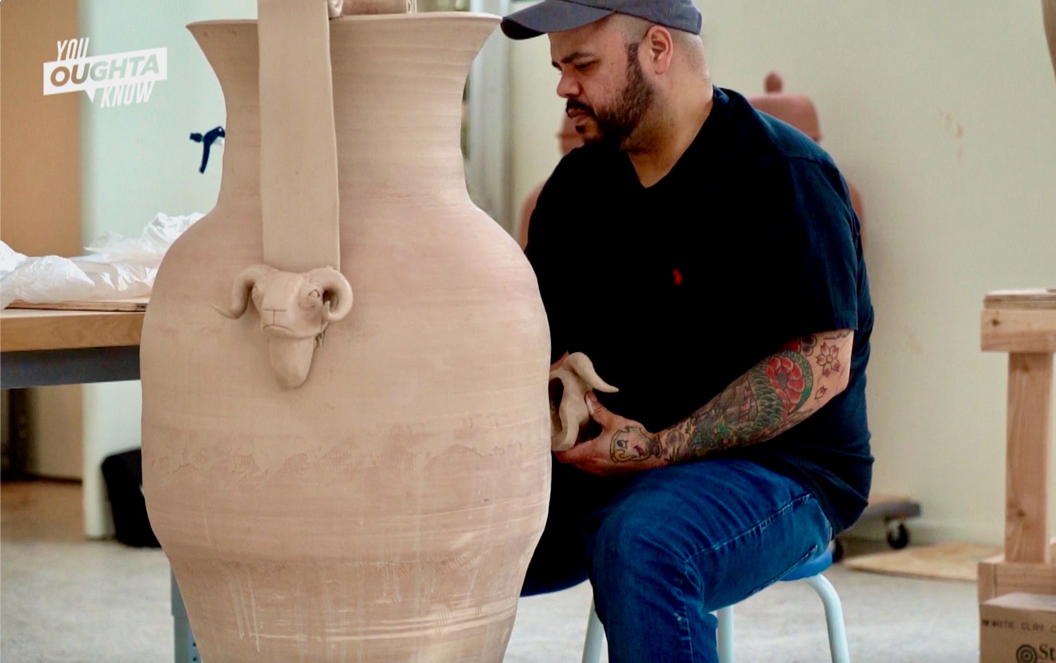Robert Lugo Creates Giant Pottery and Community Conversation - WHYY