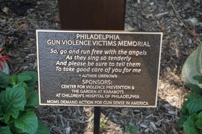 CHOP garden dedicated to Philly’s victims of gun violence - WHYY