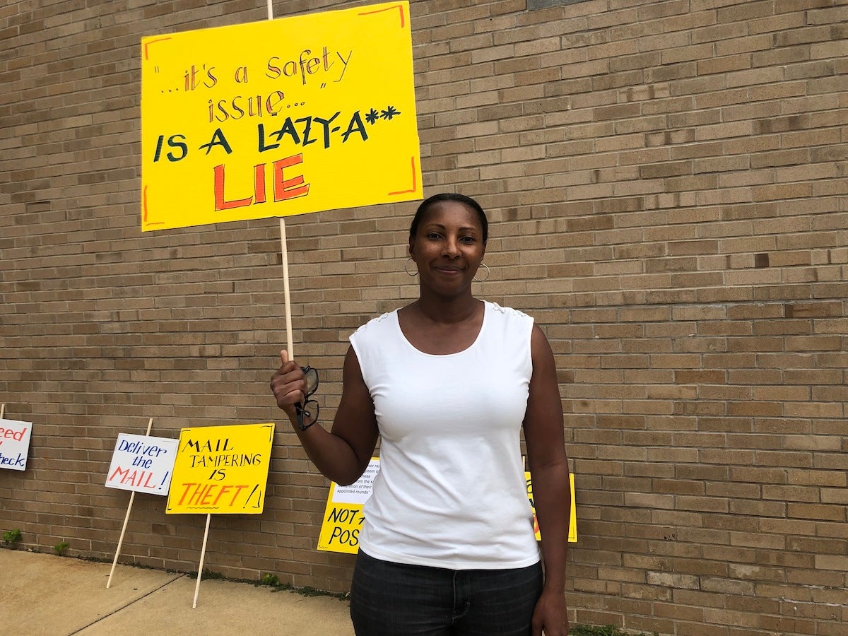 Germantown residents protest their post office - WHYY
