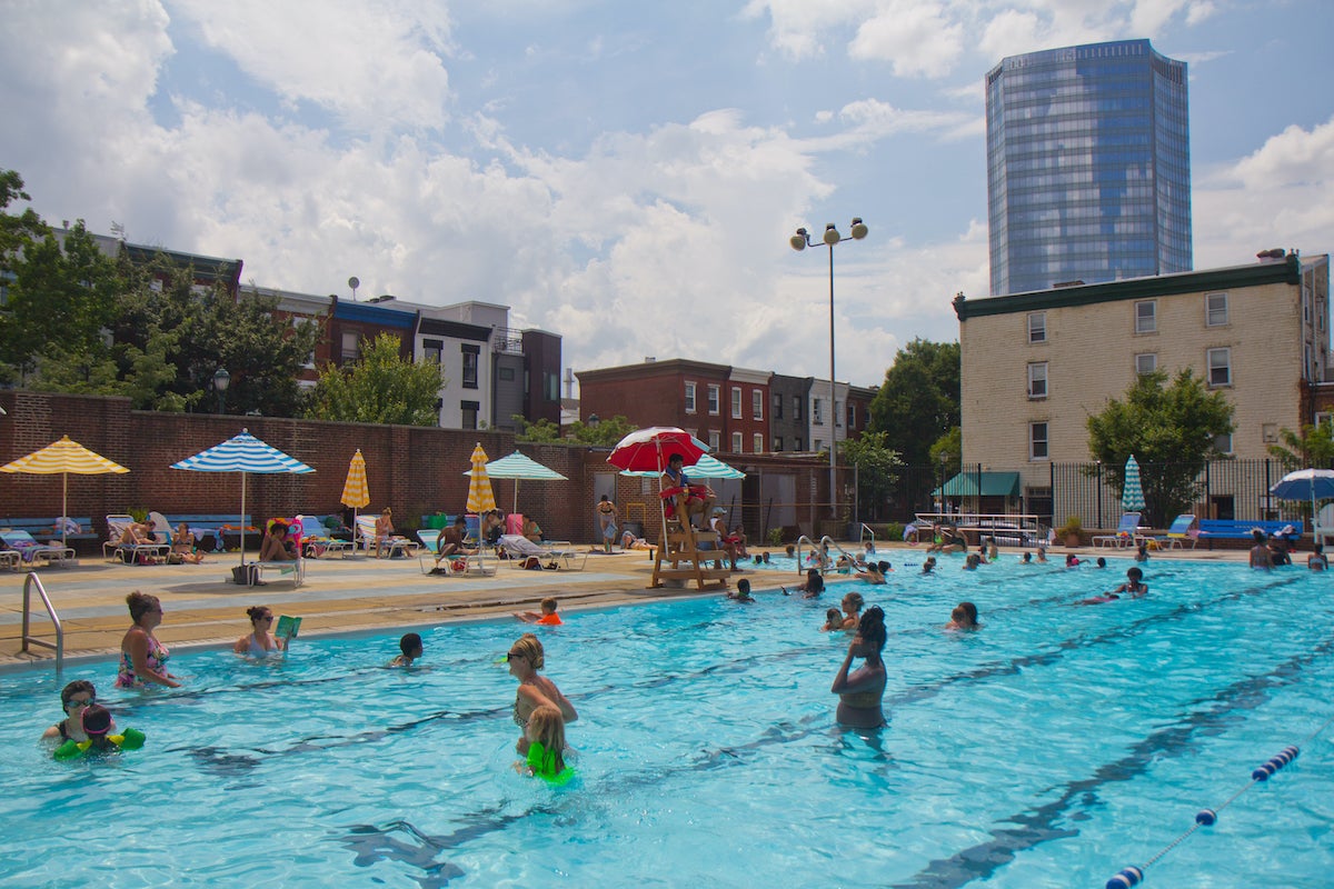 Philadelphians flock to public pools amid heatwave - WHYY