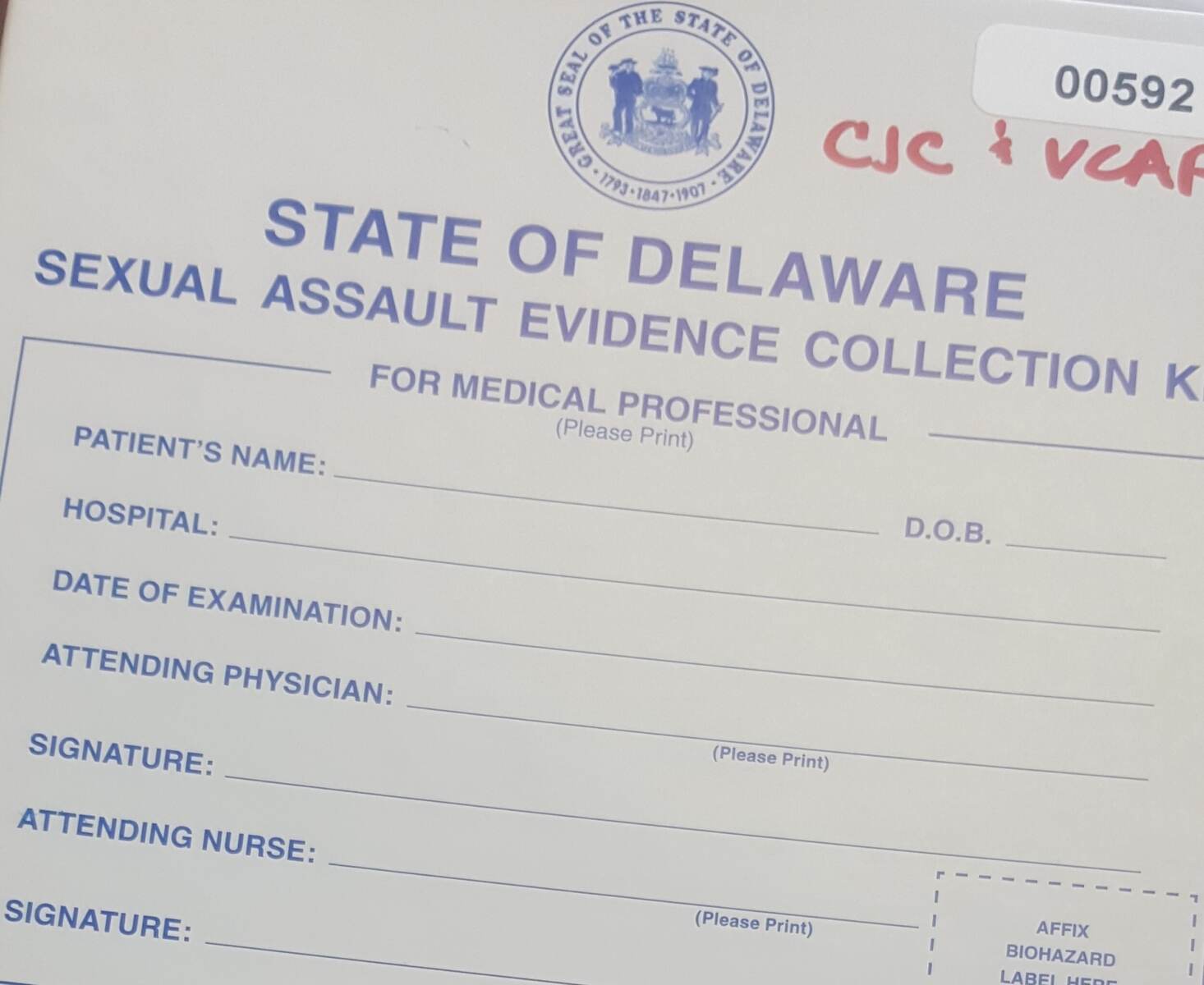 Delaware sets new policies to test rape exam kits - WHYY