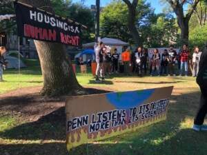 Penn student protesters accuse school of ‘intimidation’ - WHYY