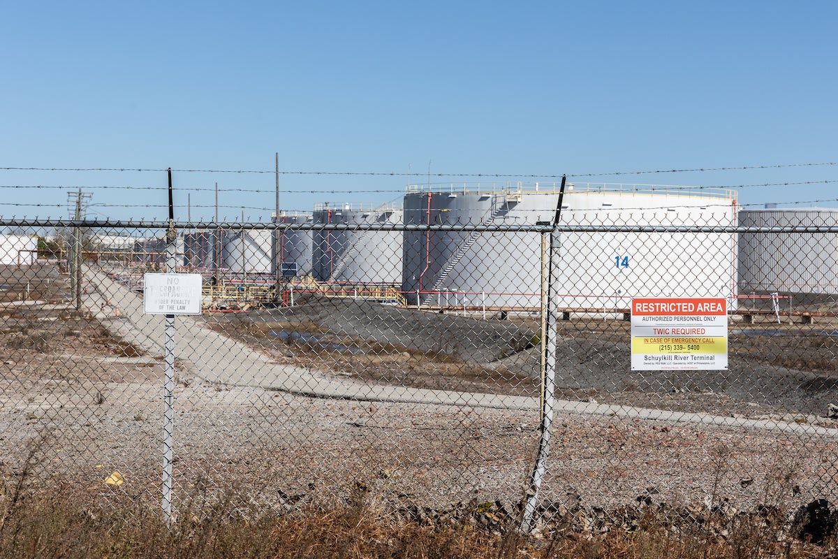 7 arrested at protest at oil tank farm in Philly - WHYY
