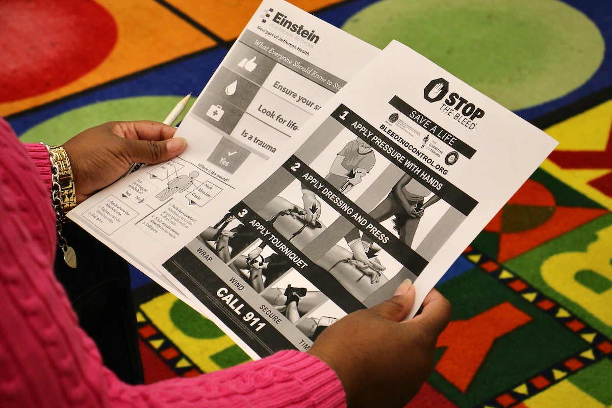 ‘Stop the Bleed’ trauma first aid class targets gun wounds - WHYY