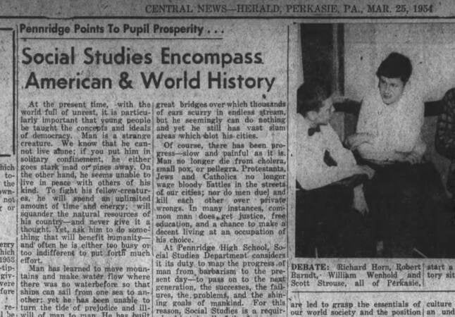 Pennridge cuts social studies requirements - WHYY