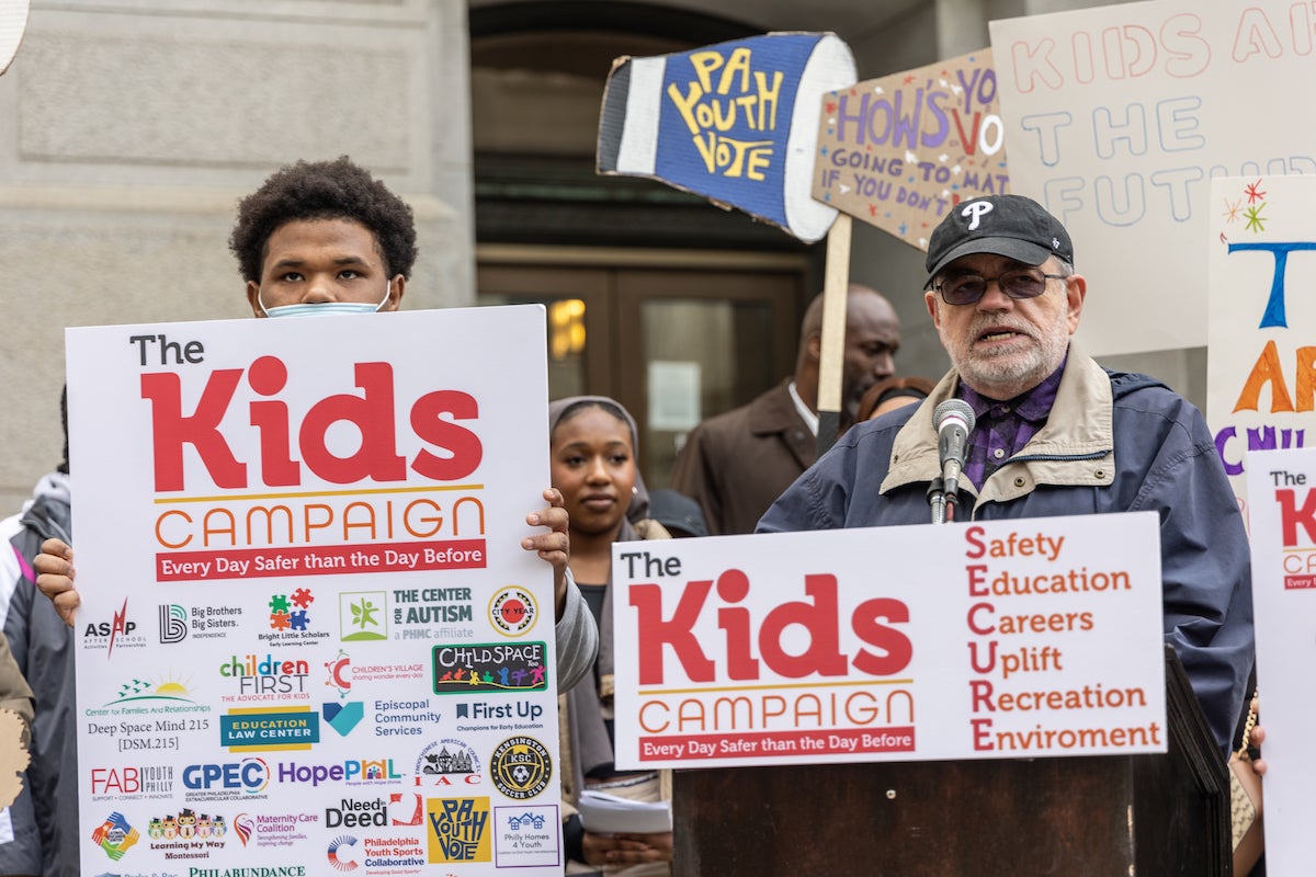 Philly mayoral race 2023: Advocates push Kids’ Campaign - WHYY