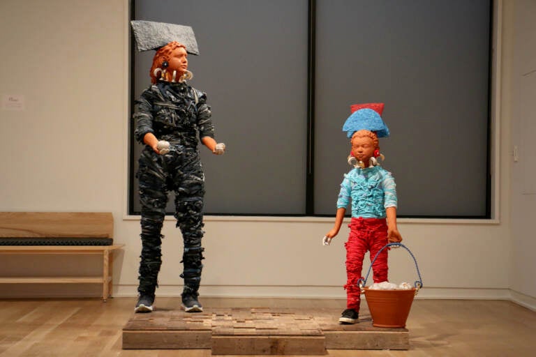 Life-sized clay sculptures depict cultural identities - WHYY
