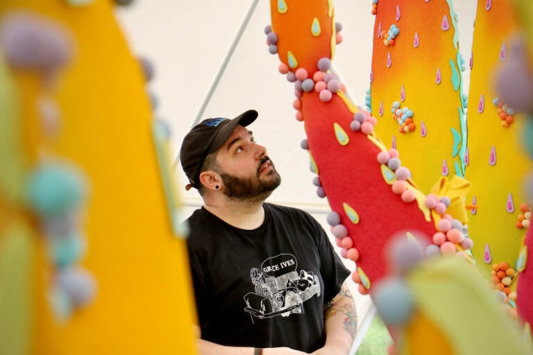 A forest of fanciful cacti pops up in the Navy Yard - WHYY