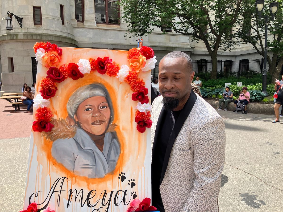 Philadelphia gun violence victims honored in portrait exhibit - WHYY