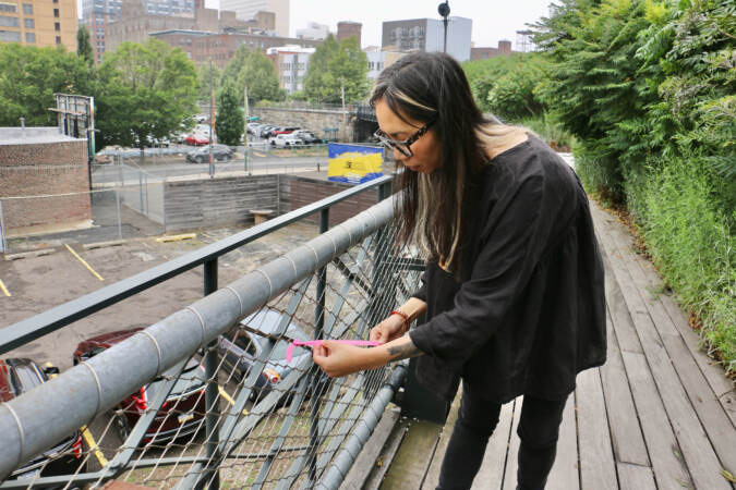 The Thread at Philly’s Rail Park lets you speak to the dead - WHYY