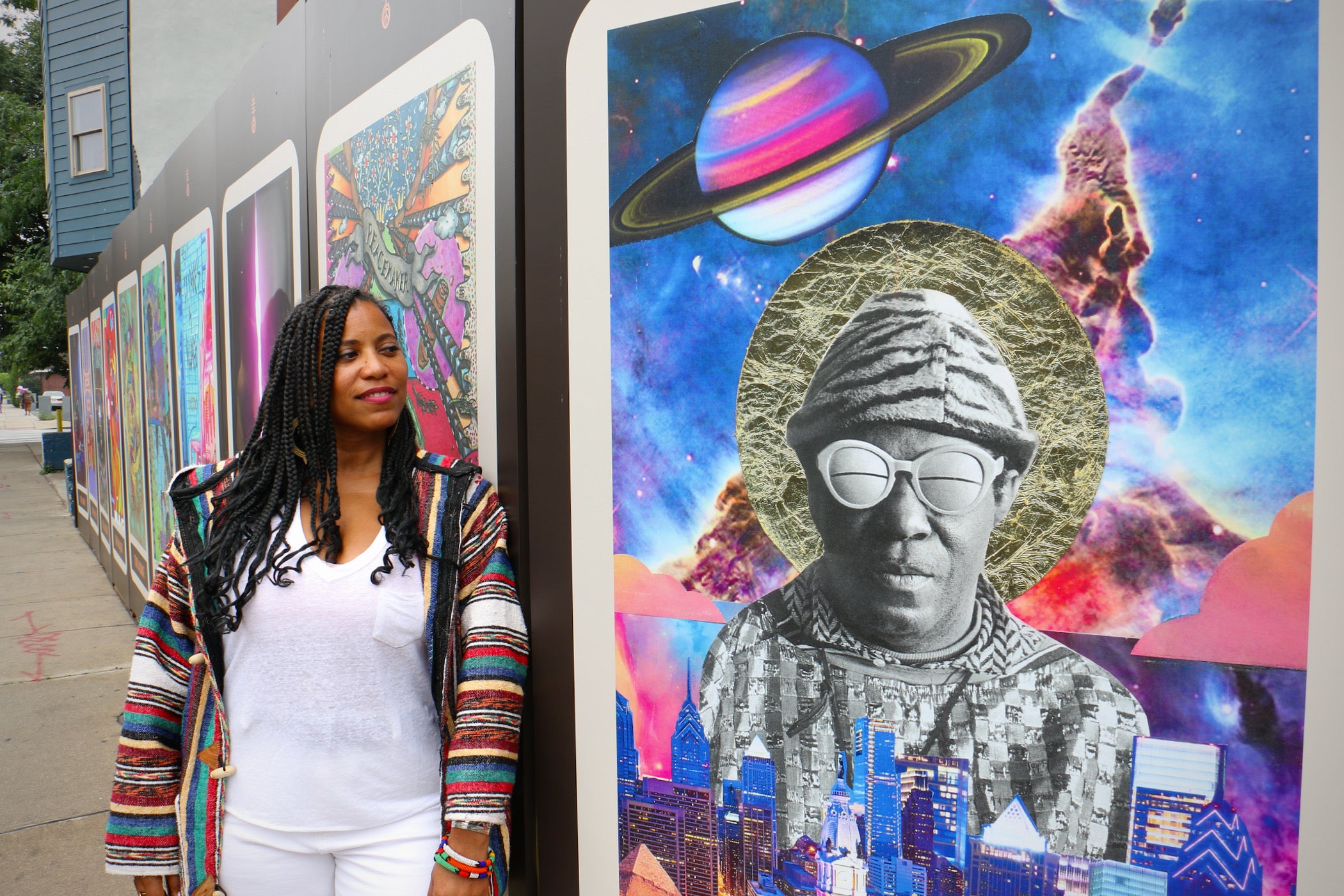 A mythology for North Philly appears at a vacant lot - WHYY