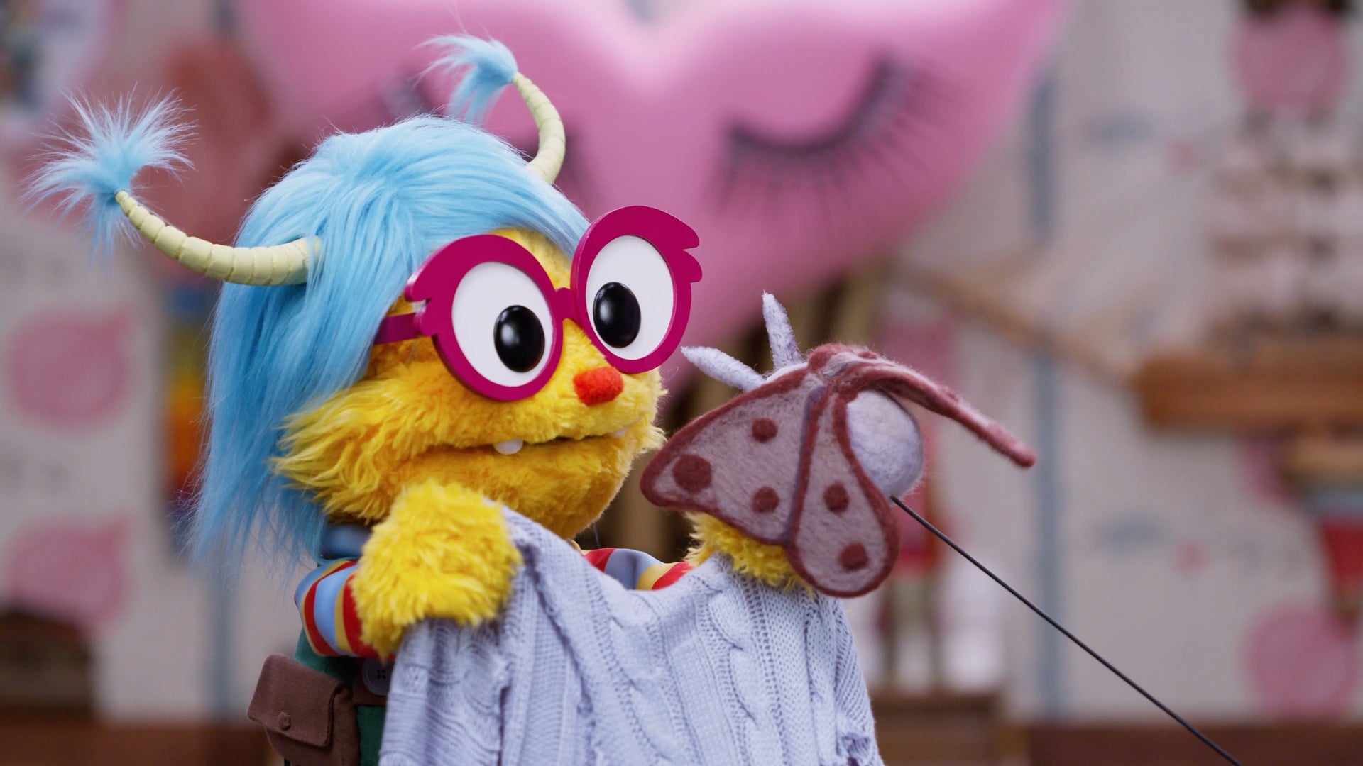 Moth Quilt/Postcard for Huggy - WHYY