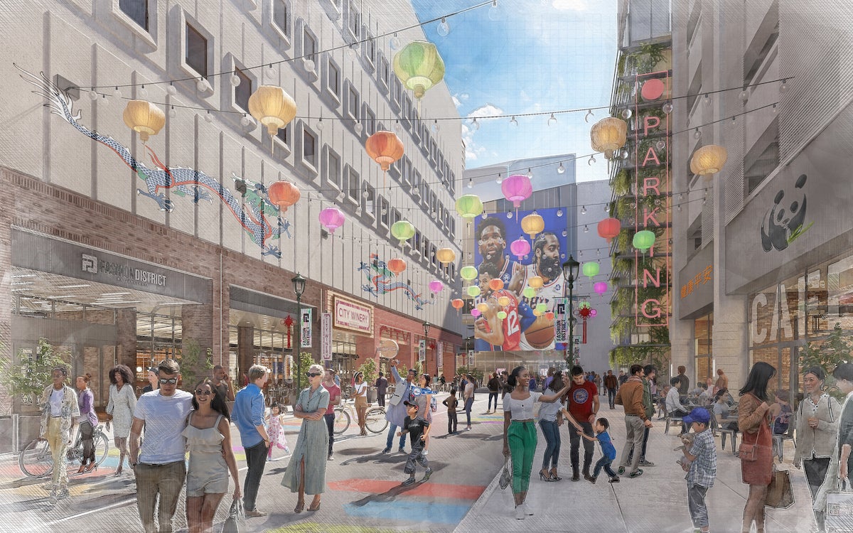 Sixers release new renderings of proposed arena project - WHYY