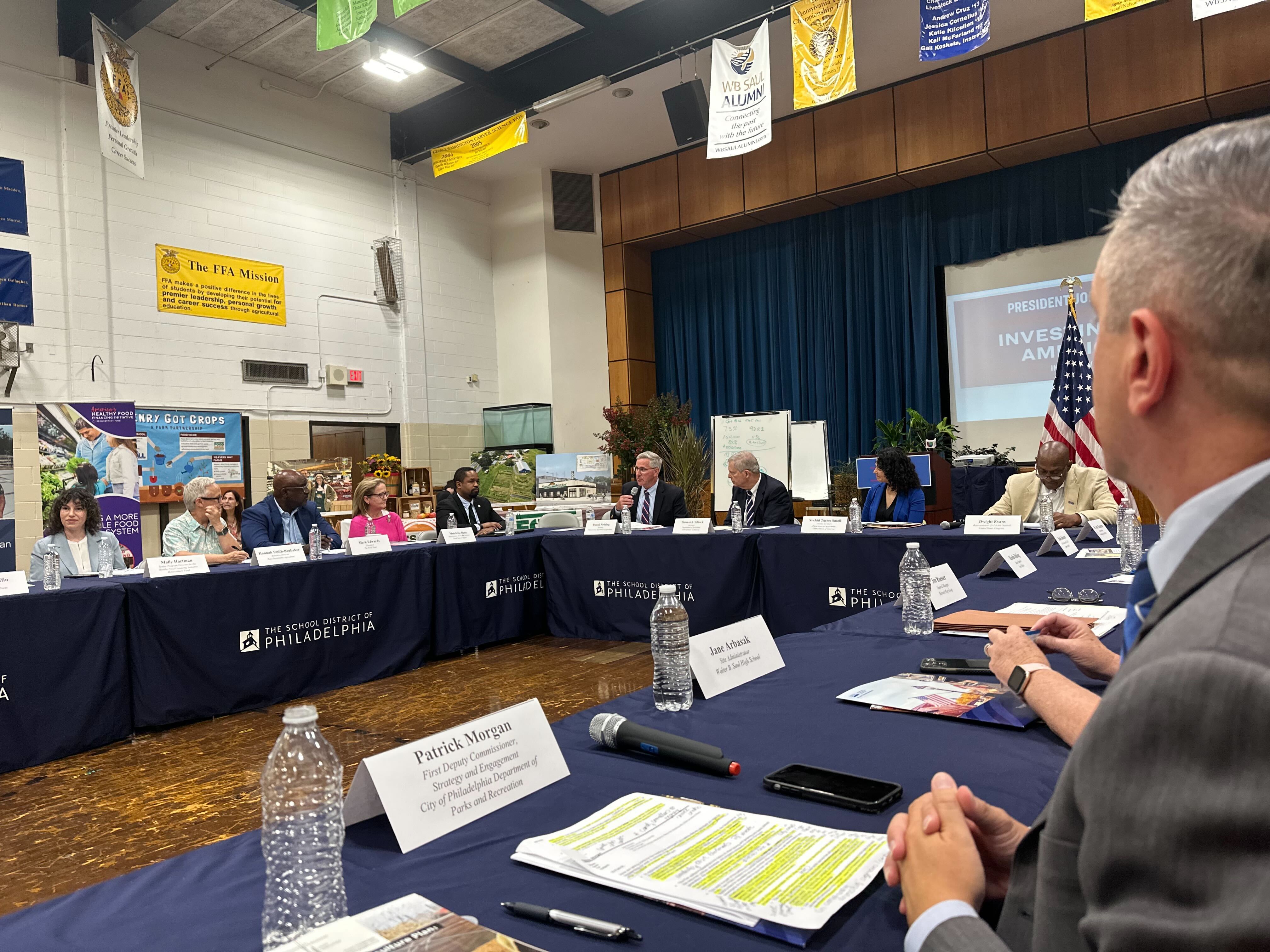 USDA visits Philadelphia WB Saul High School to support urban farmers ...