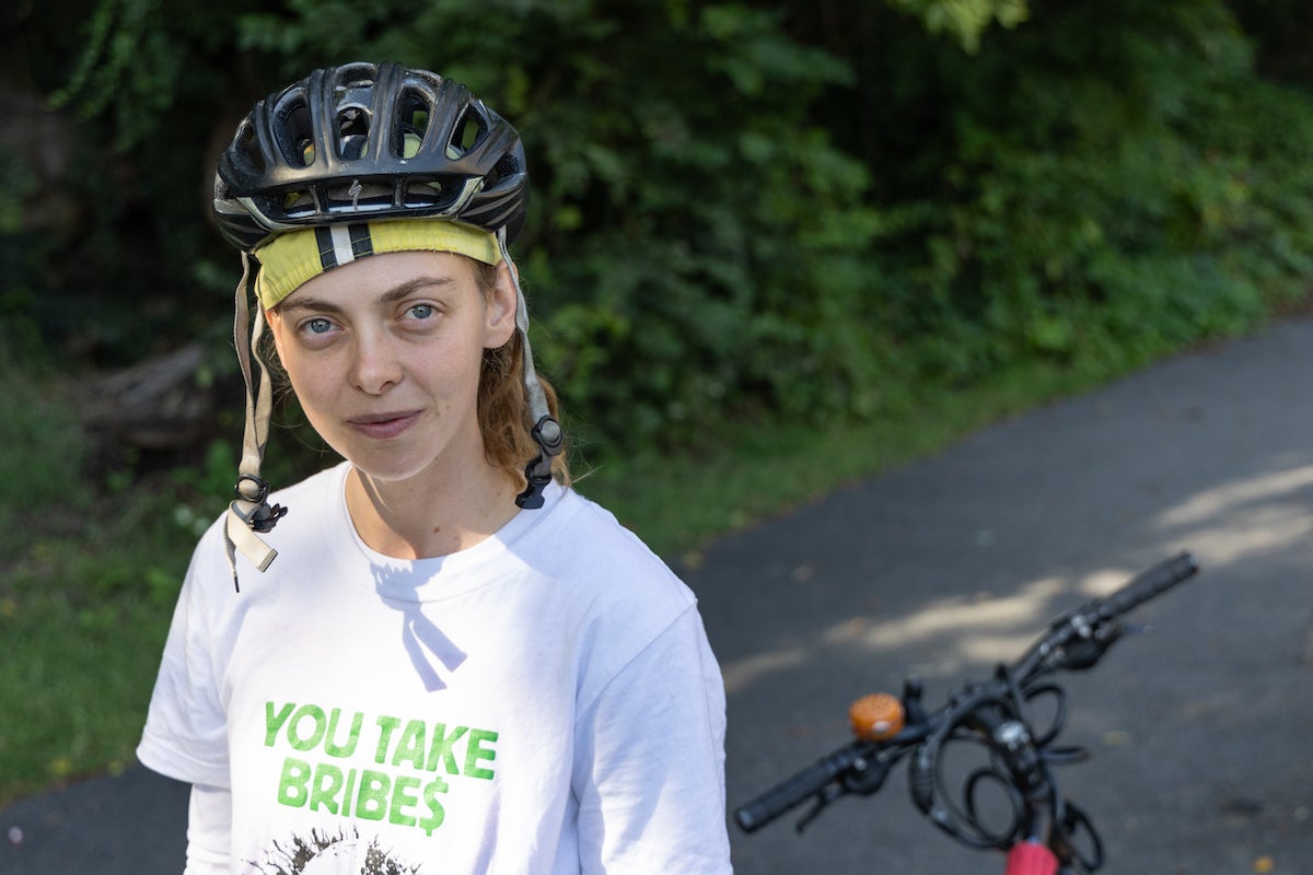 Climate activists on bikes head for Harrisburg - WHYY