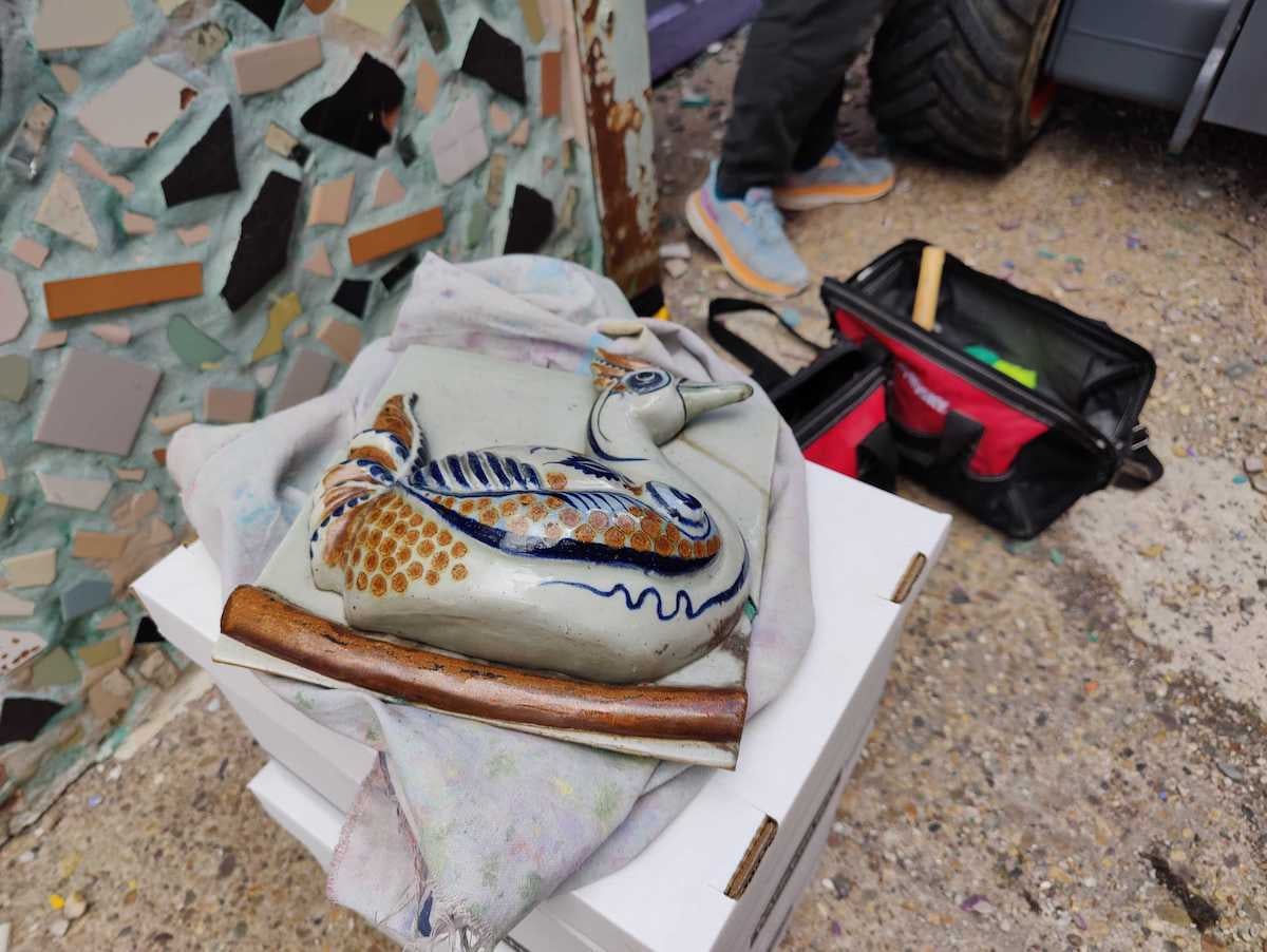 Isaiah Zagar’s Painted Bride mosaic is coming down - WHYY