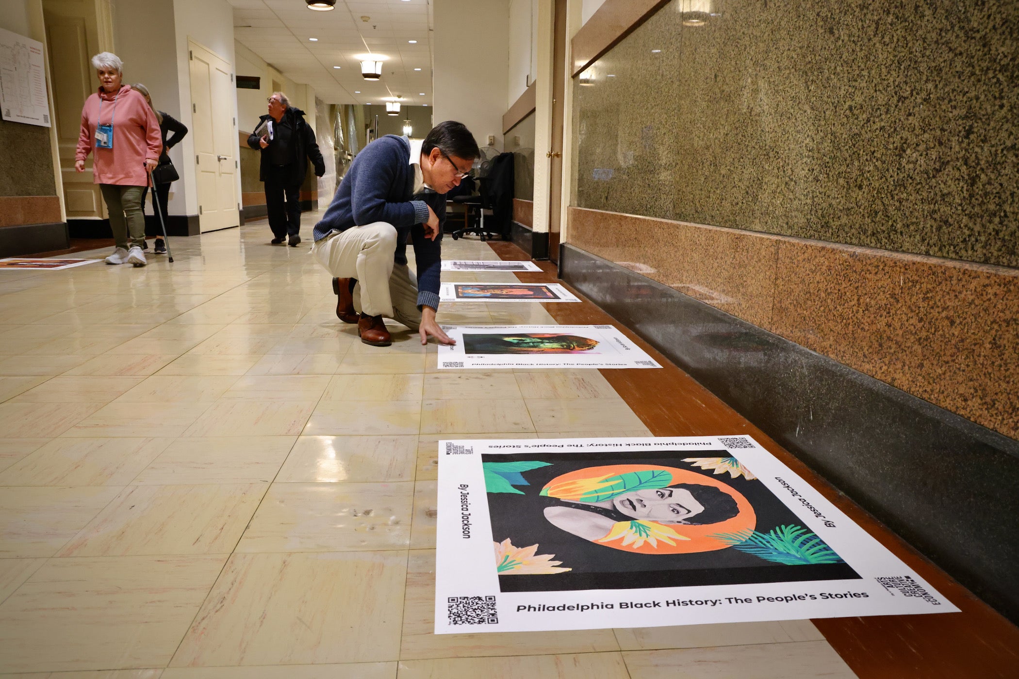 ‘Philadelphia Black History’ on the floor of City Hall - WHYY