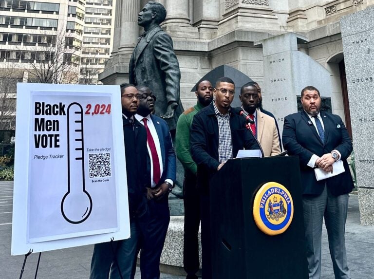 Philly 'Black Men Vote' campaign focuses on increasing voter turnout - WHYY