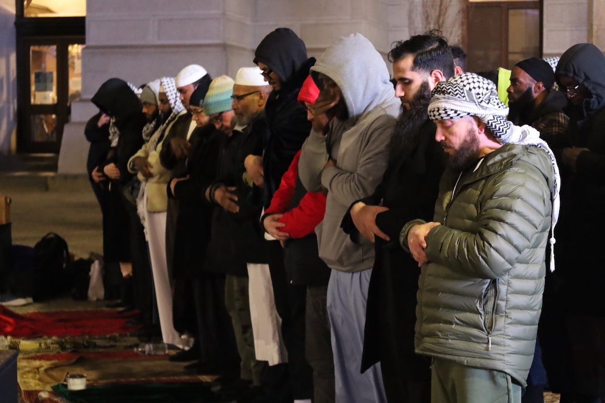 Philly Muslims offer Ramadan prayers outside City Hall - WHYY