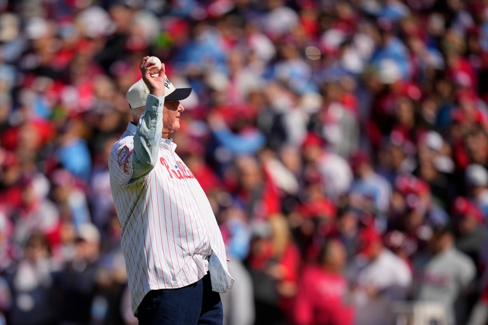 Phillies Opening Day: harlie Manuel throws pitch in 1st visit since ...