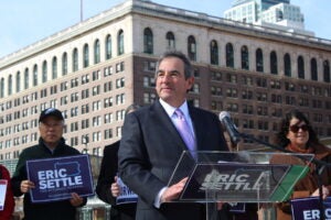 Forward Party introduces Eric Settle as Pa. attorney general candidate - WHYY