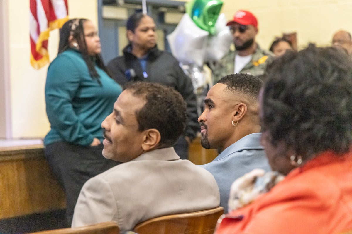 Eagles QB Jalen Hurts funds over 300 AC’s for Philly schools - WHYY
