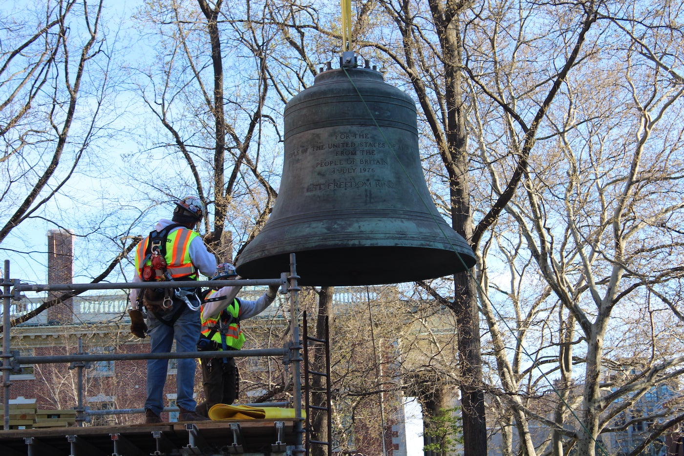 Bicentennial Bell now on display in Philadelphia - WHYY