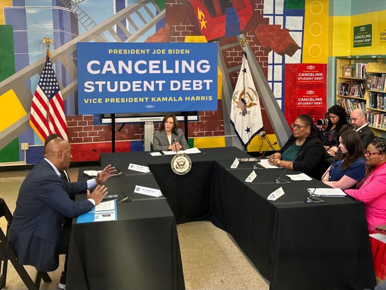 VP Kamala Harris talks student debt relief in North Philly - WHYY