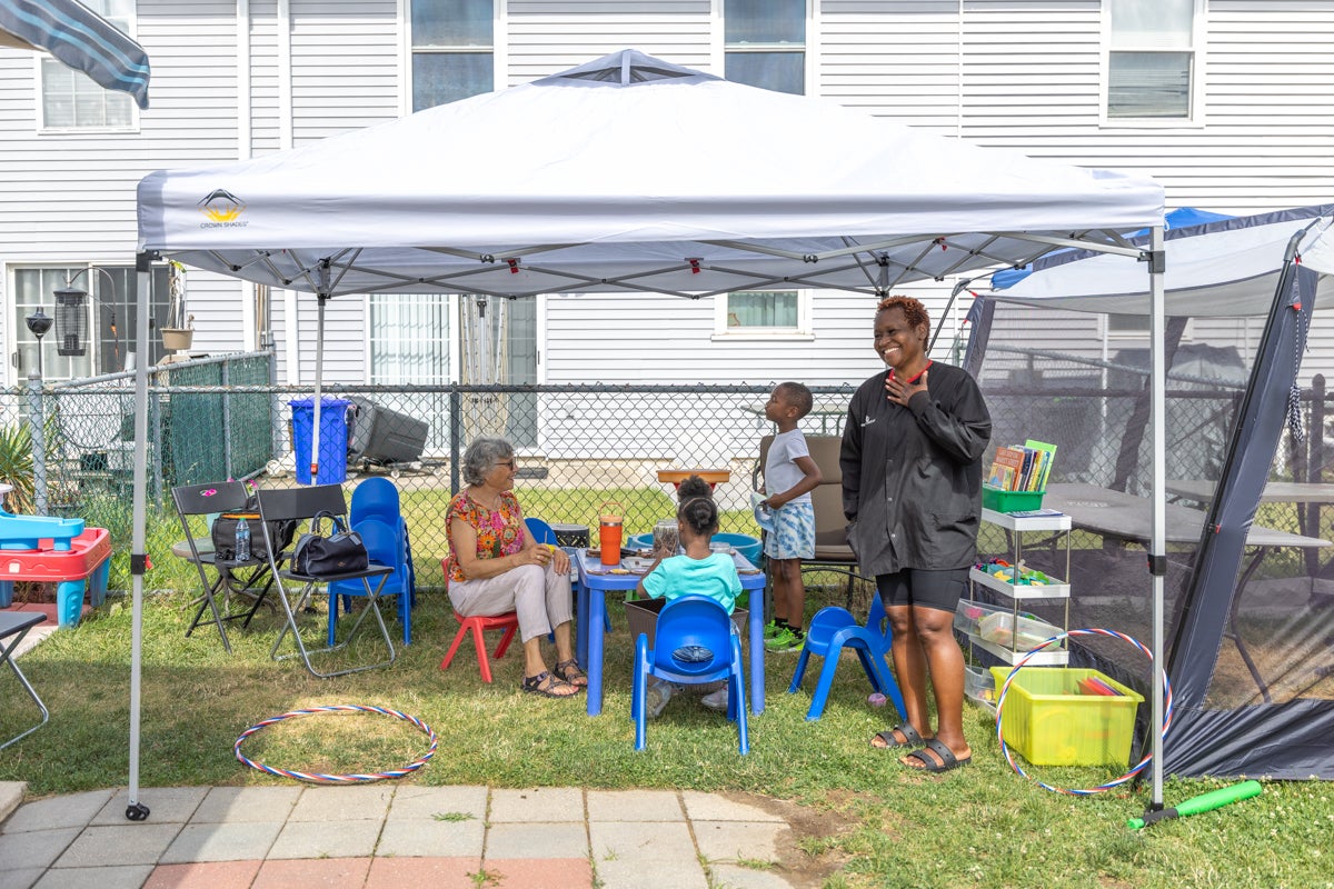 Kids can play more outside with shade, study finds - WHYY