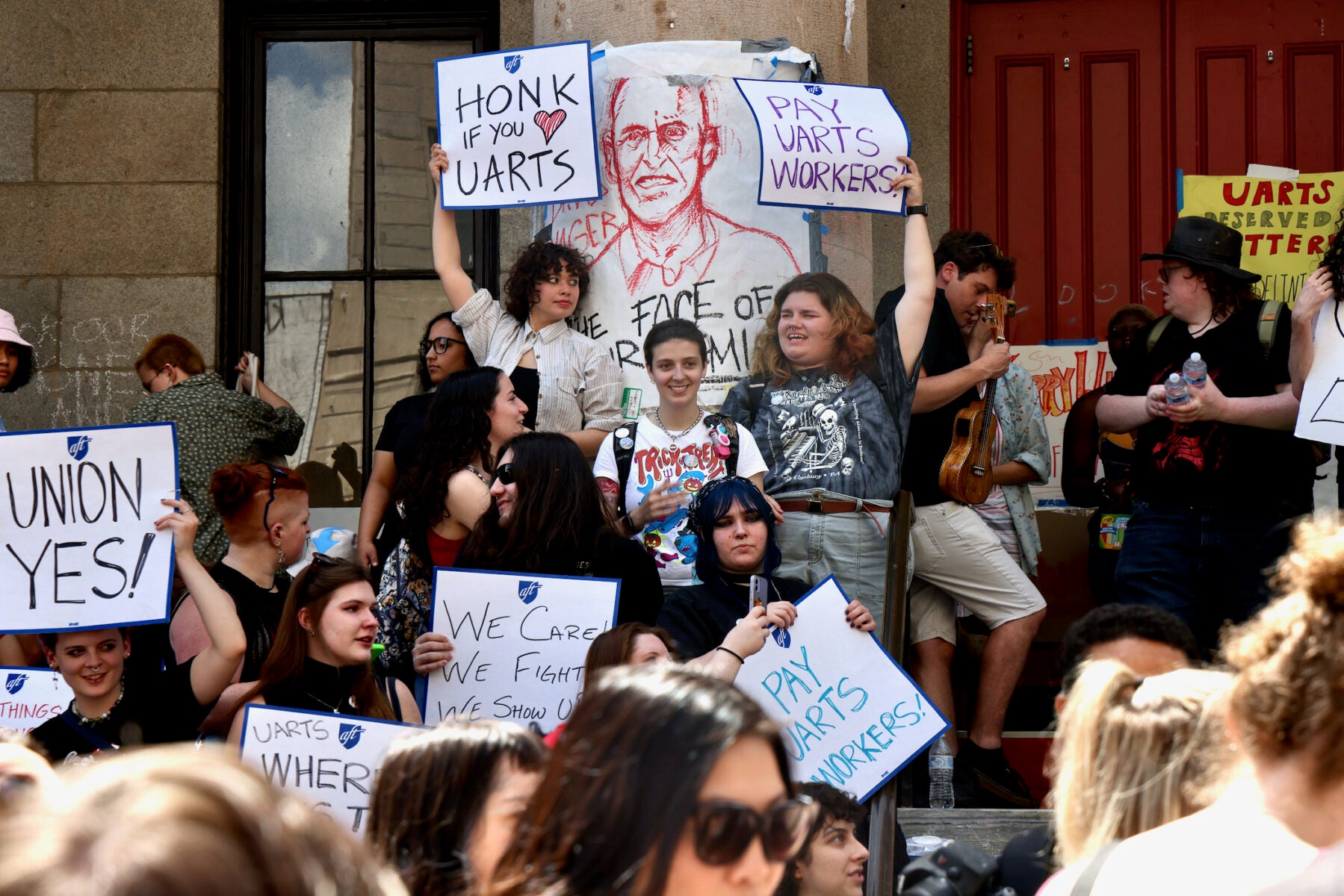 Philly UArts closure: Students, faculty mark last day with rally - WHYY