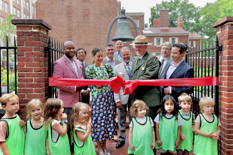 A new garden for the Bicentennial Bell opens