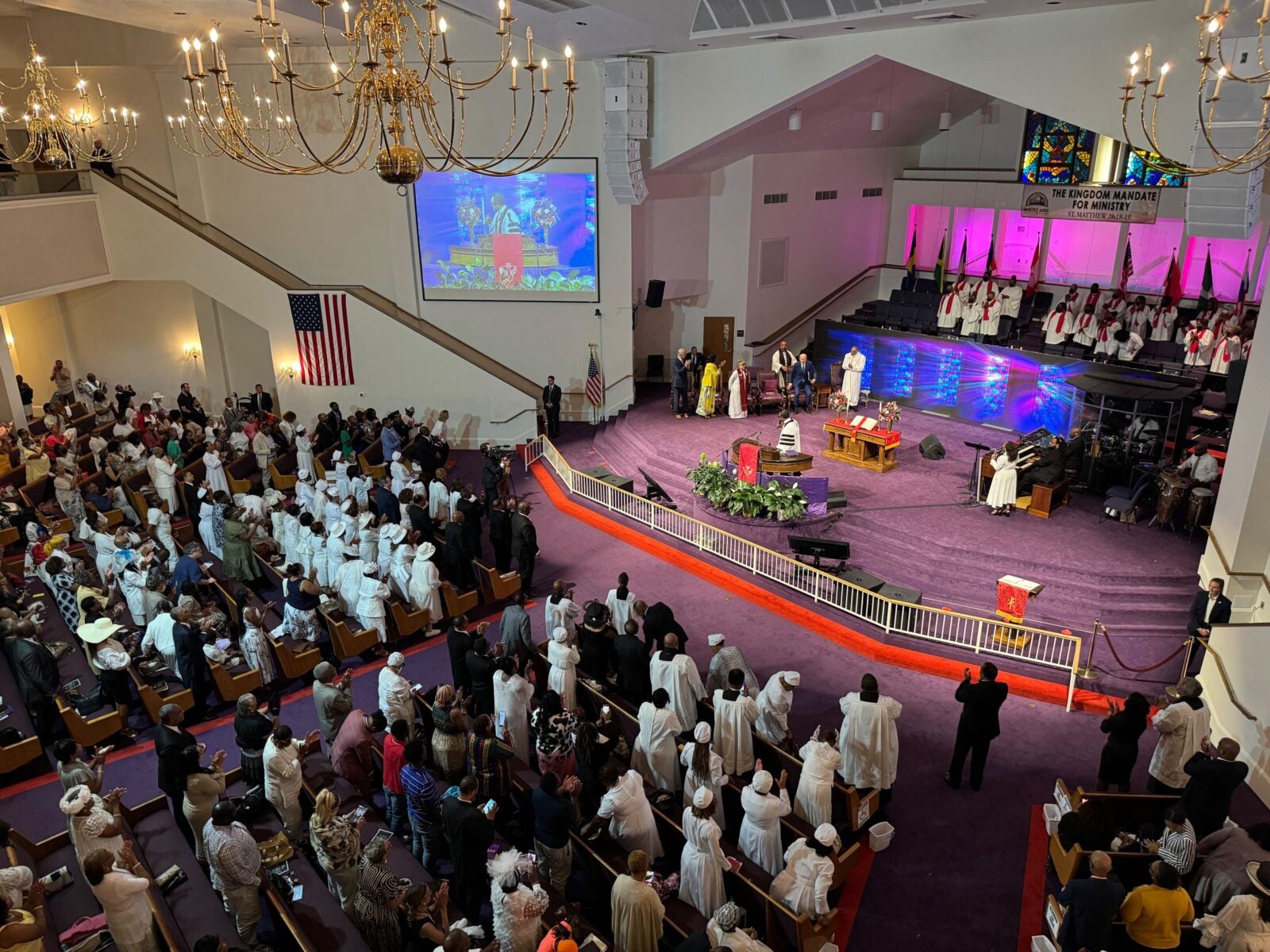 Biden campaigns at Philly church amid calls to step aside - WHYY