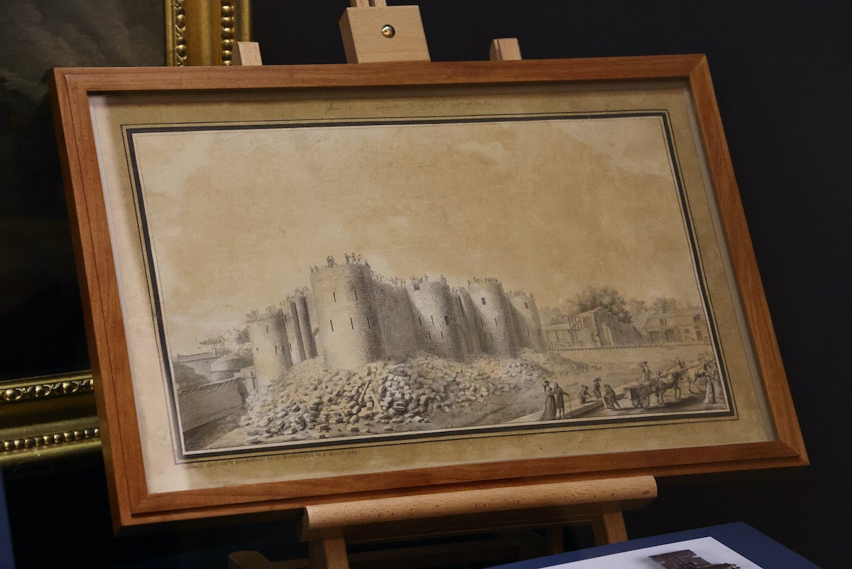 A drawing of the French Bastille is set to sell for $800K - WHYY
