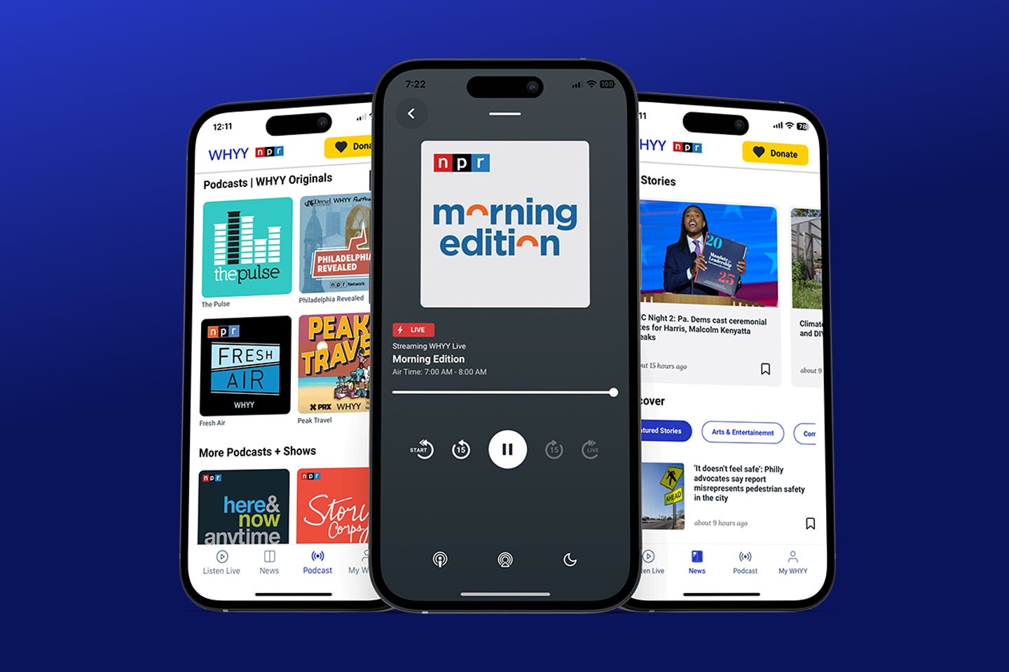 WHYY Listen App: Live Radio, On-Demand Stories & Podcasts