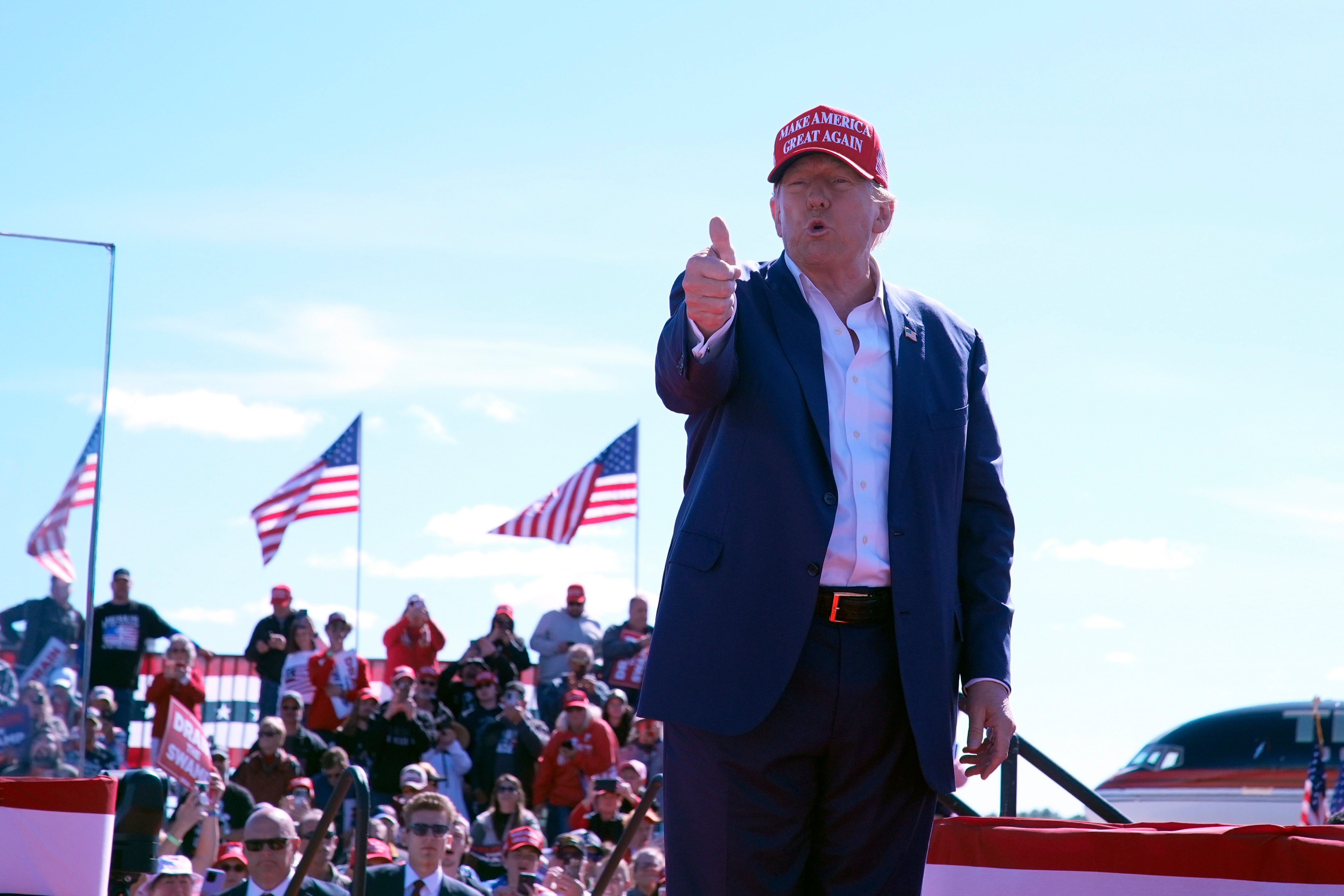 Elections 2024: Trump's rhetoric on elections turns ominous as voting ...
