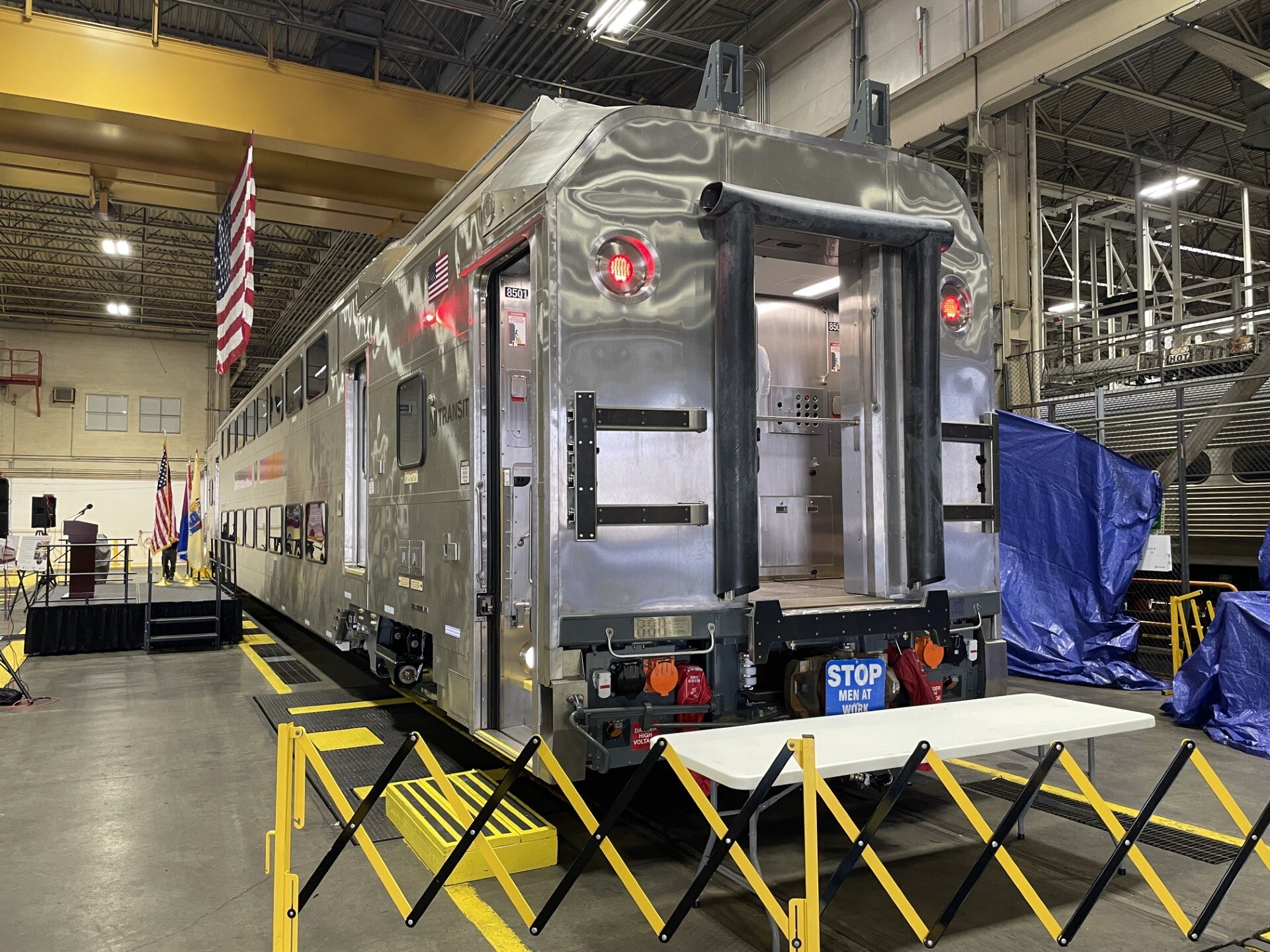 NJ Transit shows off new multi-level rail cars - WHYY