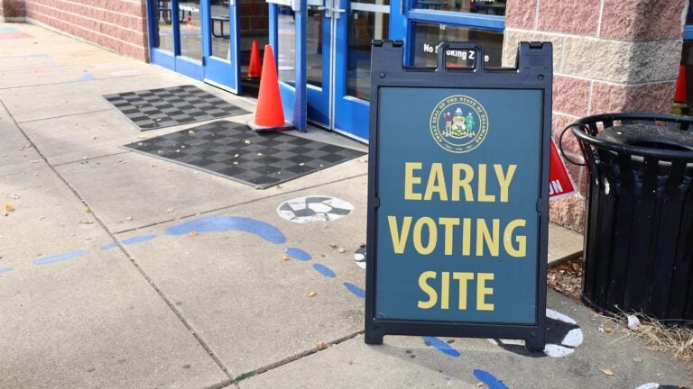 Record-breaking early turnout in Delawareans voting - WHYY