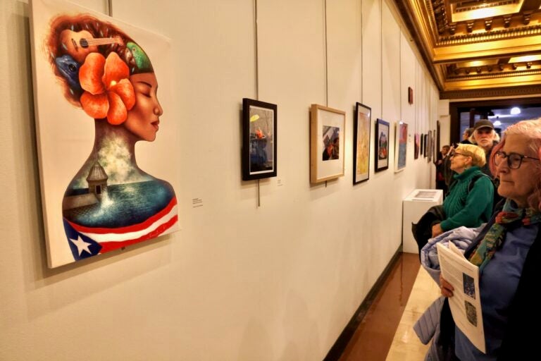 Philly UArts students and faculty show their work at City Hall - WHYY