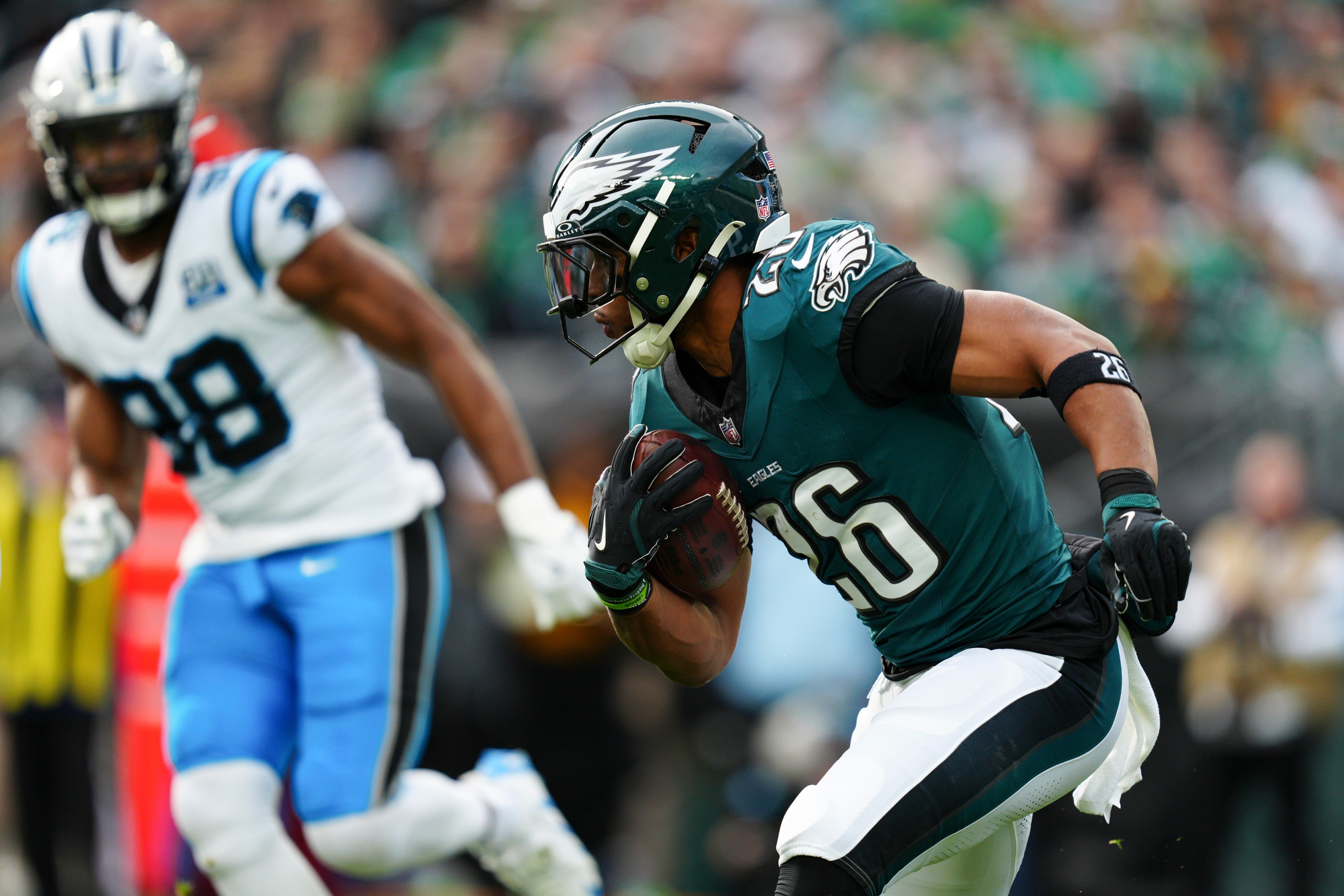 Saquon Barkley sets Eagles single-season rushing record - WHYY