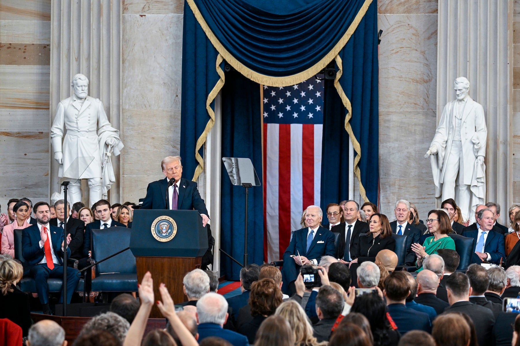 Trump inauguration: Returning to power after unprecedented comeback - WHYY