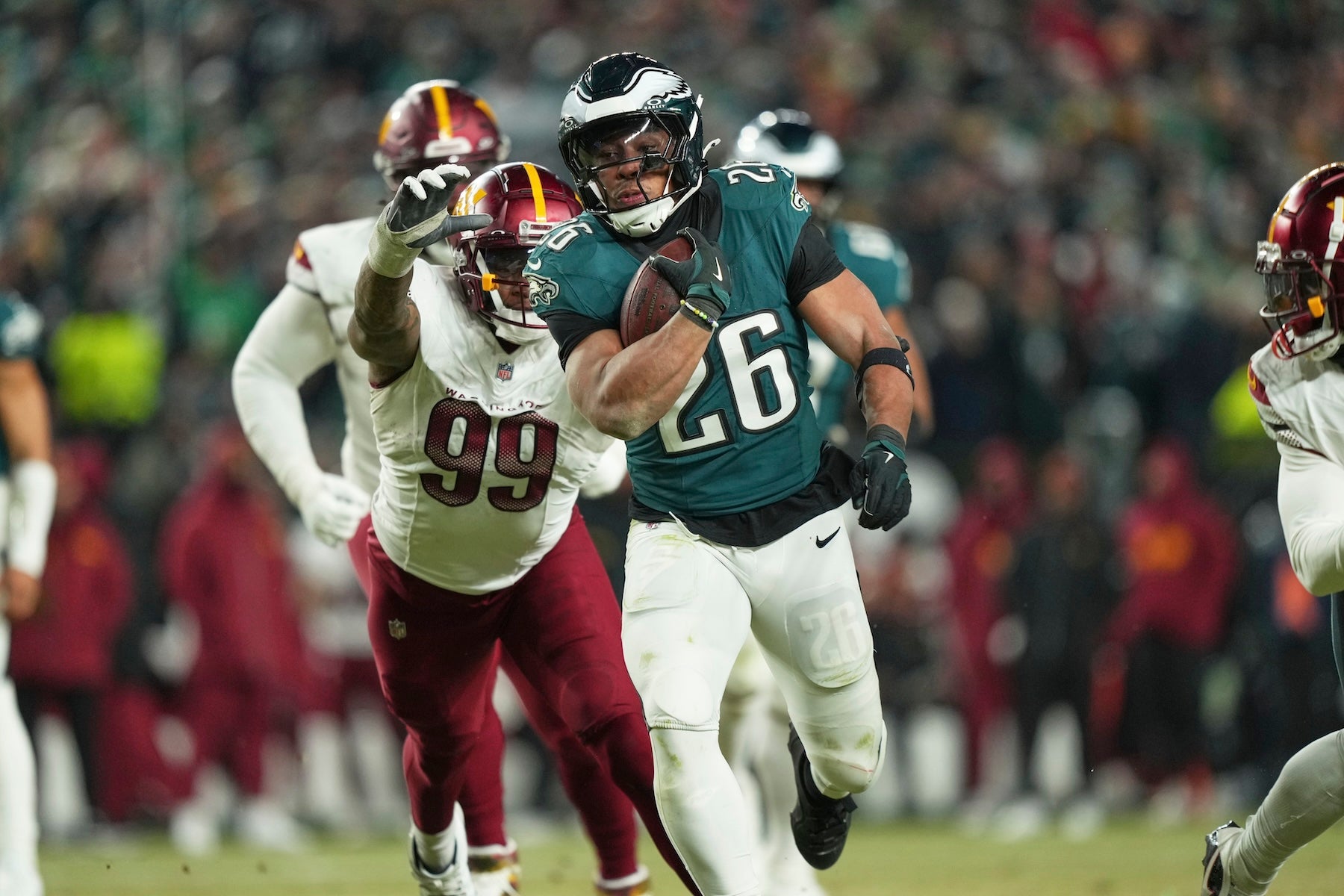 Eagles-Chiefs Super Bowl: Saquon Barkley shines as free agent - WHYY