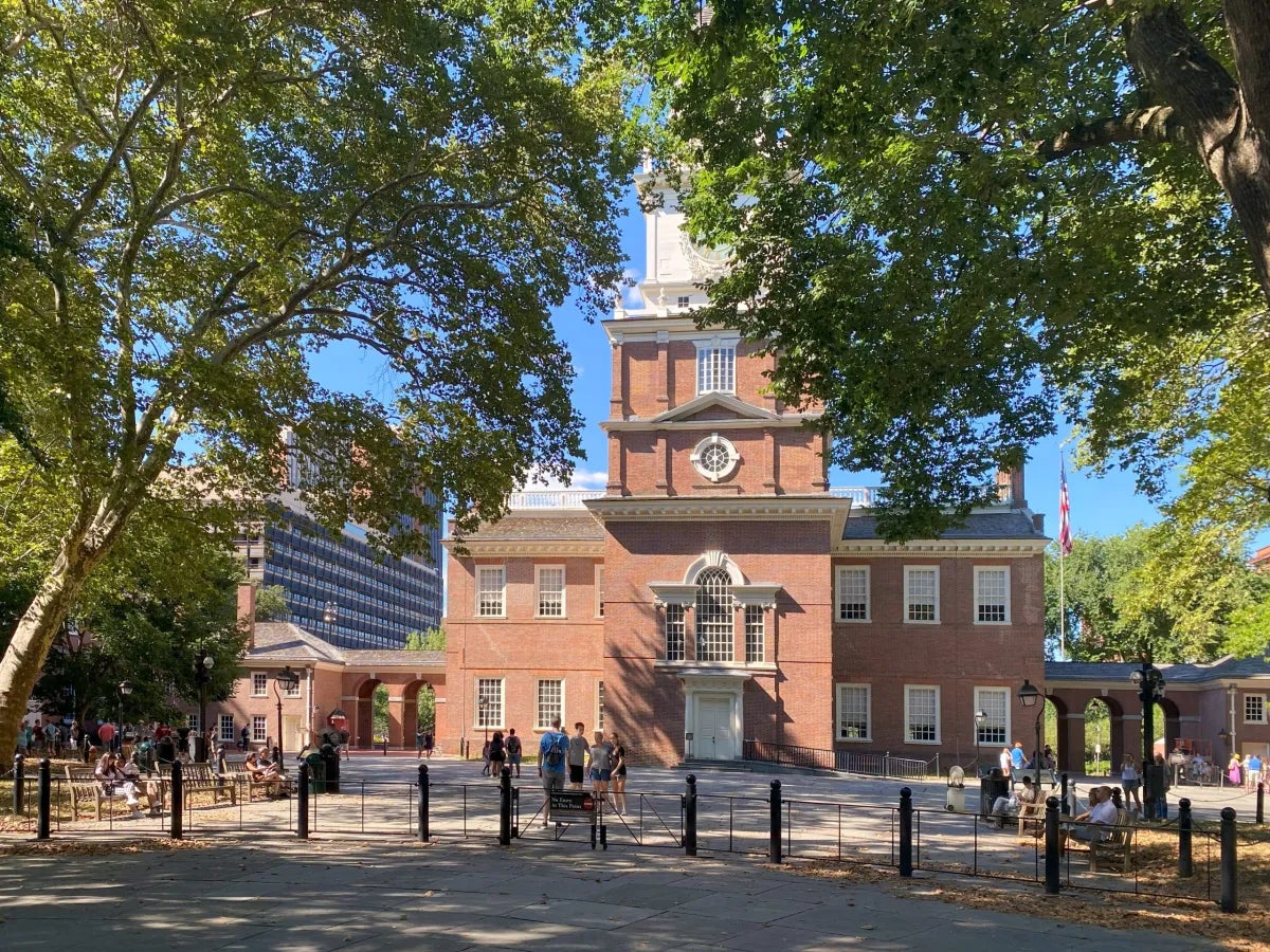 Independence Hall At Square