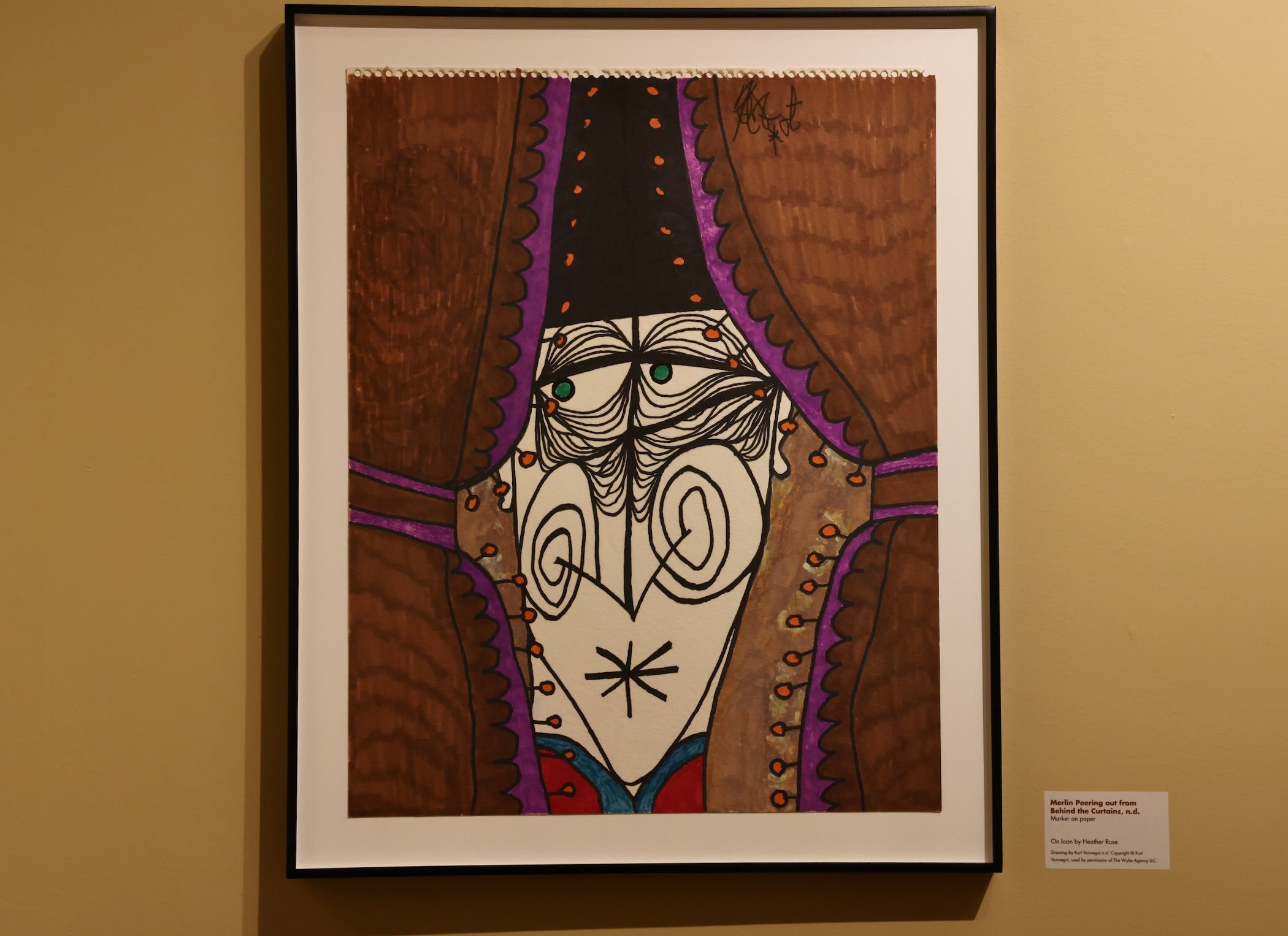 Kurt Vonnegut's art is on view at Drexel University - WHYY
