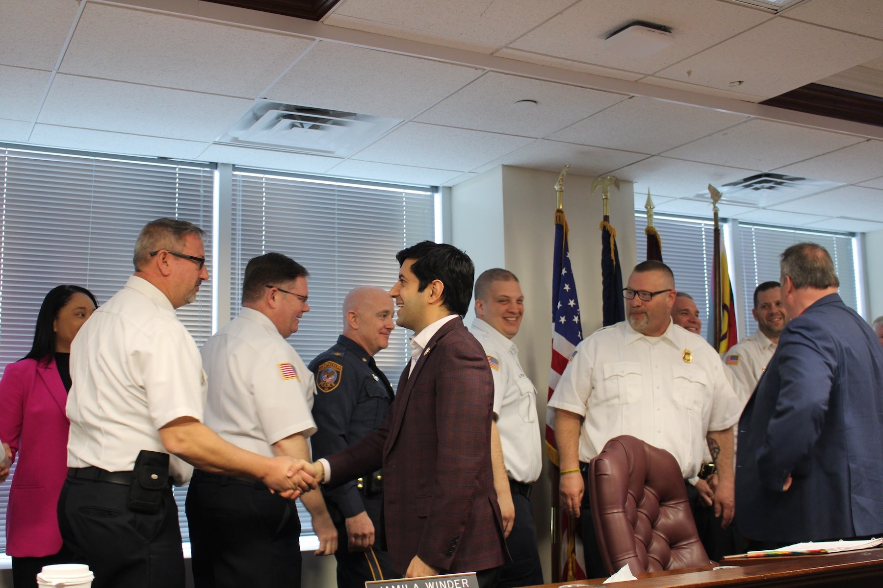 Montco commissioners honor SPS fire first responders - WHYY