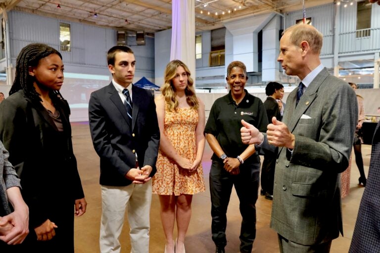 Prince Edward awards Philadelphia teens - WHYY