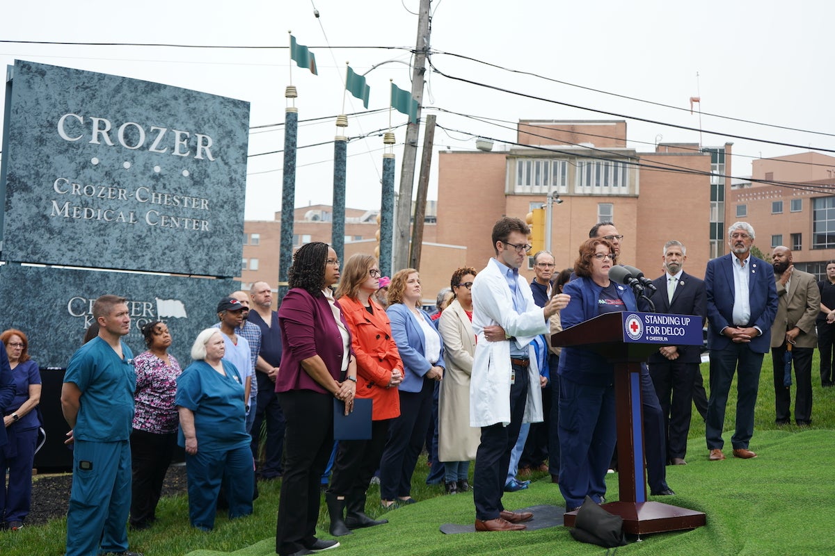 Crozer closure: Gov. Shapiro vows to sign hospital bills - WHYY