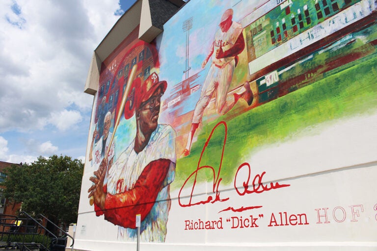 South Philadelphia mural honors Phillies legend Dick Allen - WHYY