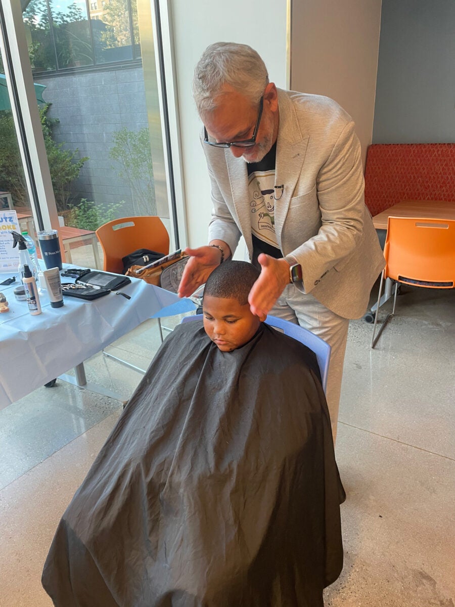Restoring dignity with scissors and heart: Richard Cornish brings free ...